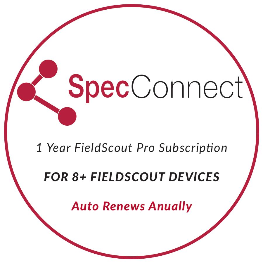 SpecConnect FieldScout 1 Year Subscription (8+ FieldScout Products)